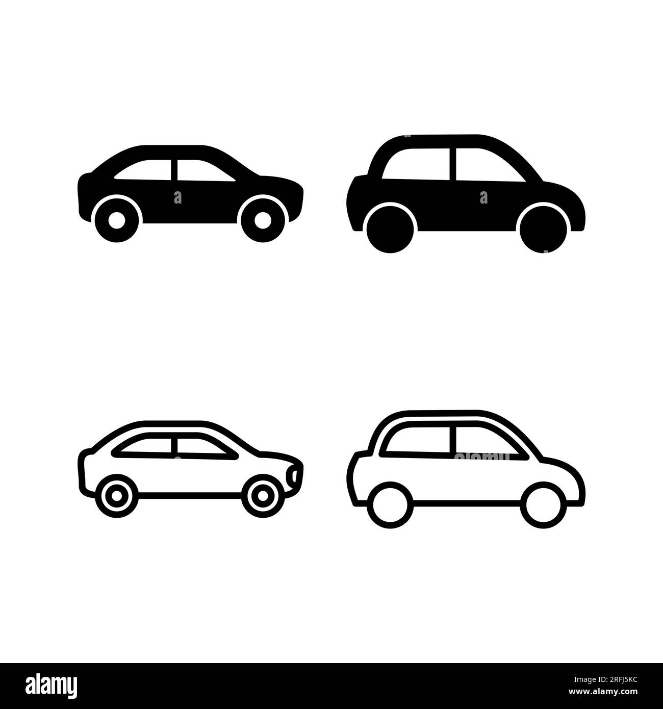Car icon vector. Car sign. sedan Stock Vector Image & Art - Alamy
