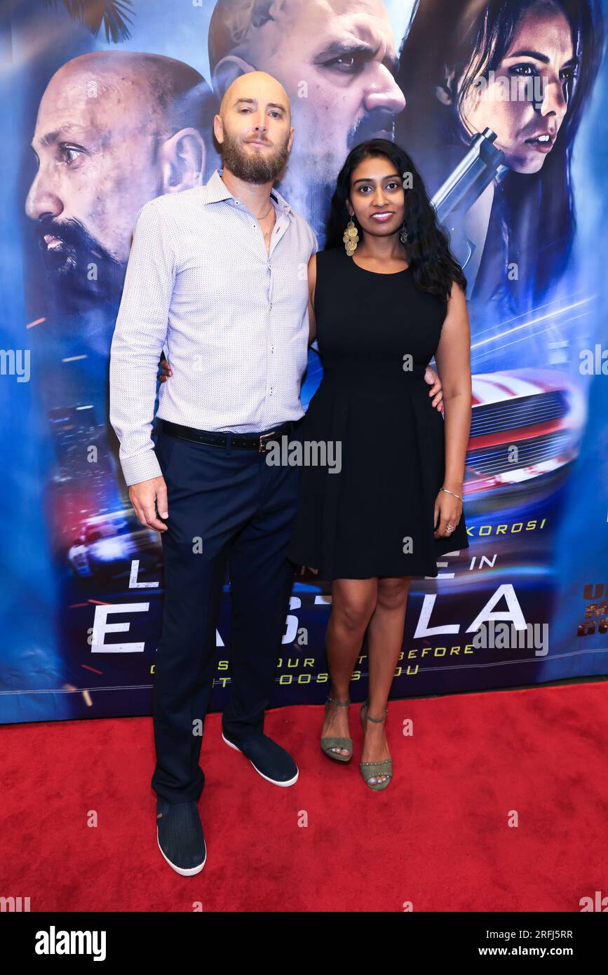 Culver City, California, USA. 1st August, 2023. Andrew Loder and Ashley ...