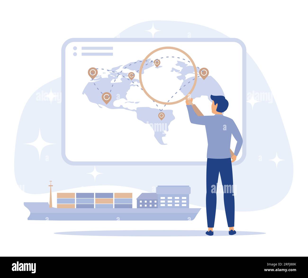 Ship tracking hi-res stock photography and images - Alamy