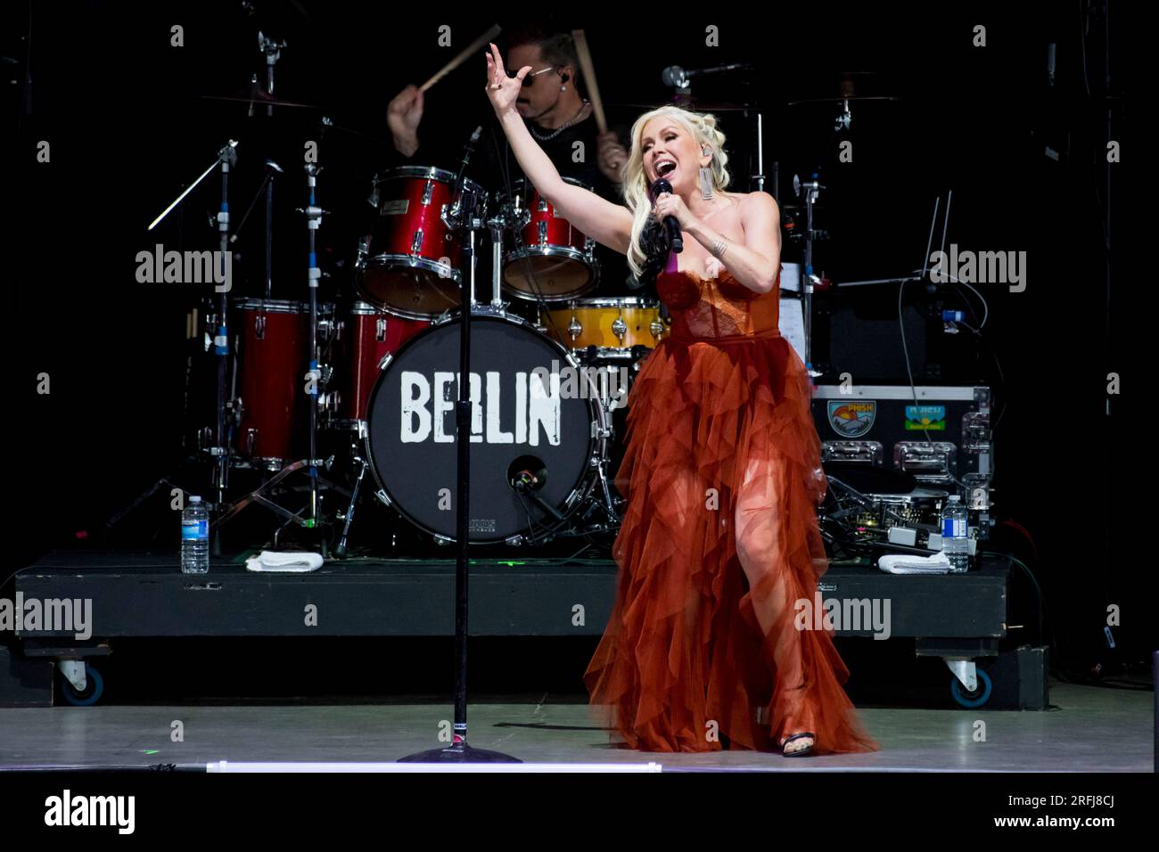August 1, 2023, Toronto, Ontario, Canada: Terri Nunn, lead singer of ...