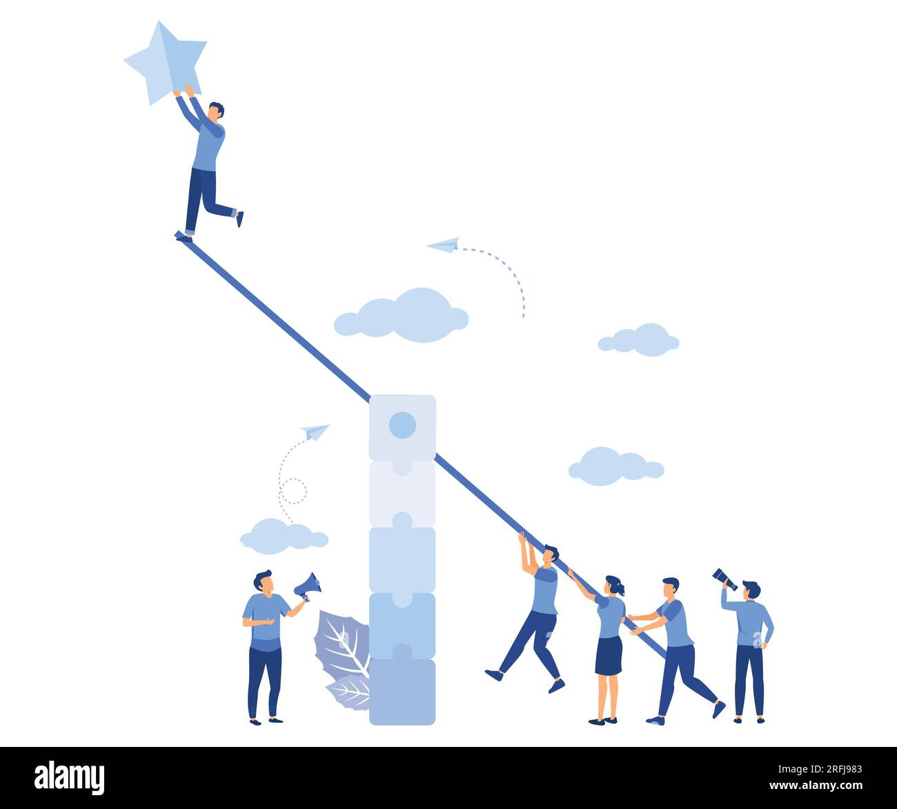 Steady growth graph Stock Vector Images - Alamy