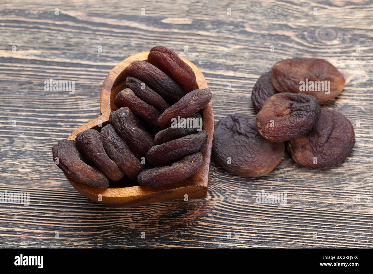 natural dark colored sweets made from apricot fruit, natural dried ...