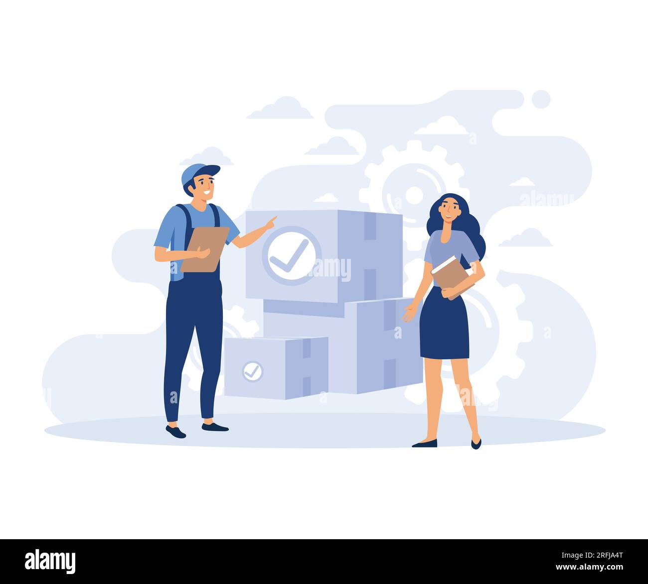 Customer support, express delivery service, transportation business ...