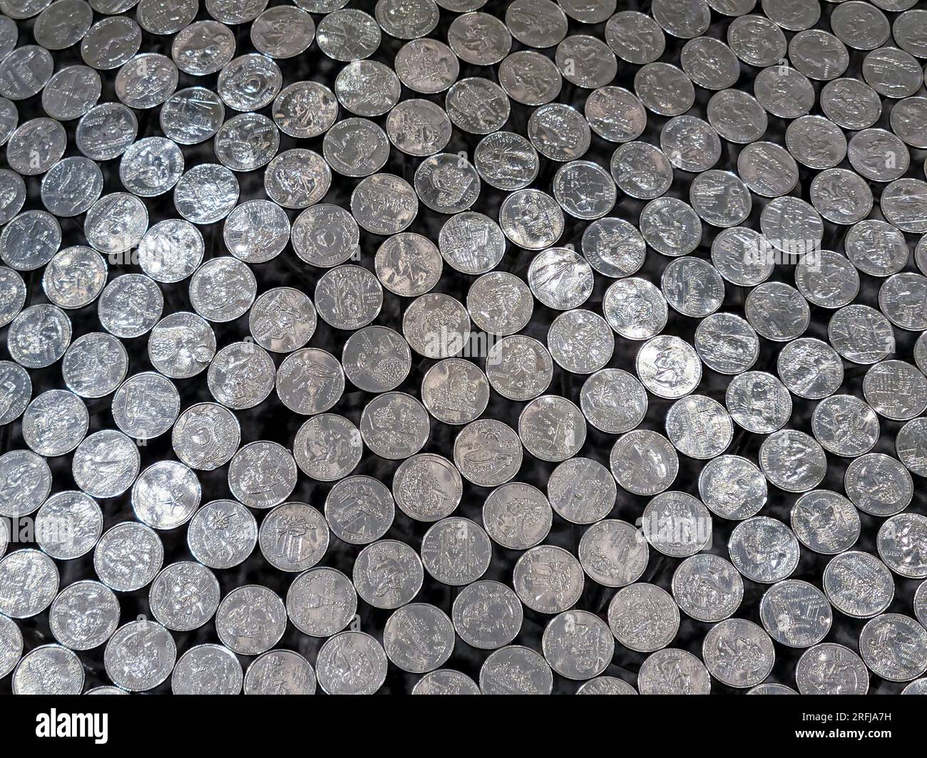 Coin collection quarter silver hi-res stock photography and images - Alamy