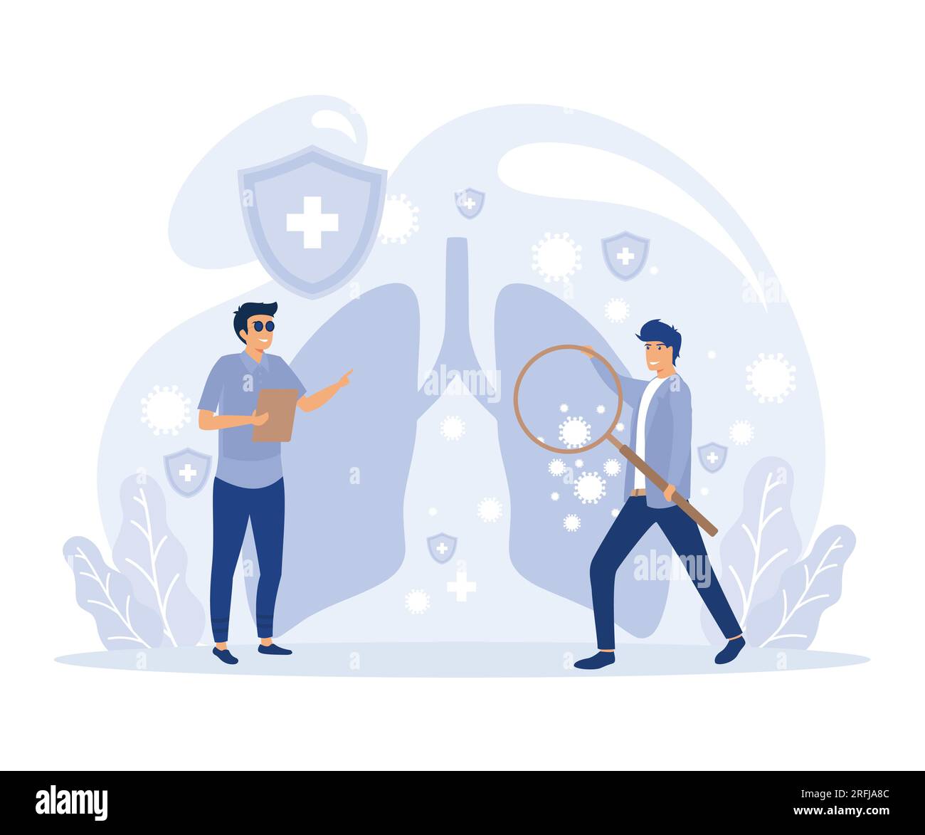 Respiratory system disease, Bronchial asthma diagnosis, medicine and ...