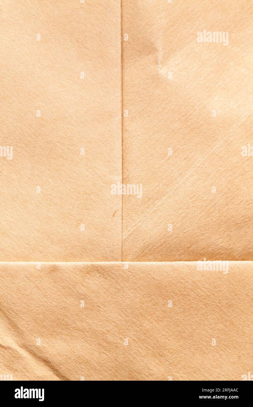 crumpled yellow paper made from recycled paper, crumpled paper bag made ...