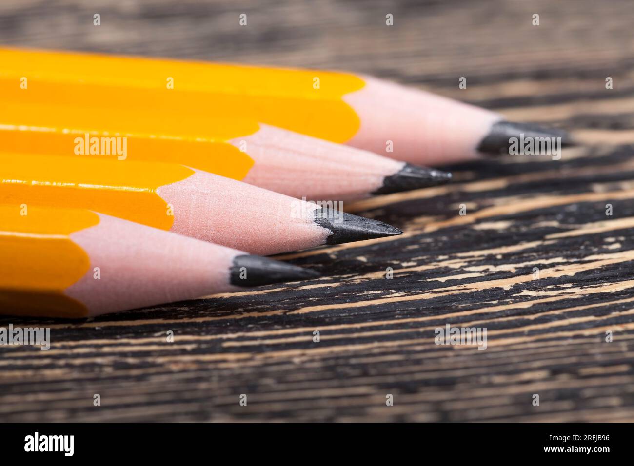 sharpened pencils for drawing diagrams or drawings, small pencils Stock ...