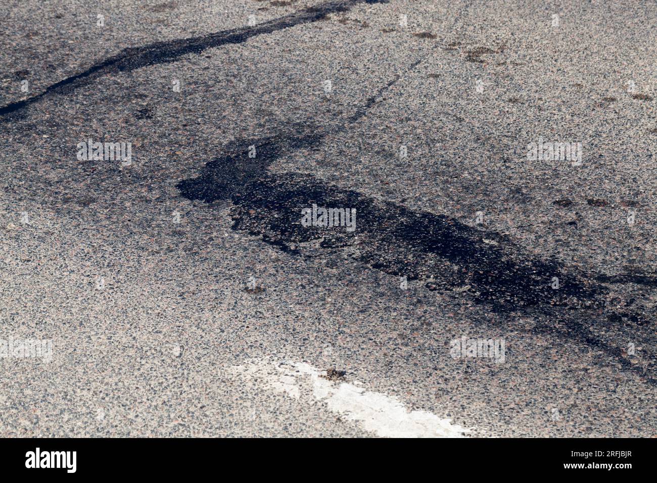 Asphalt stains hi-res stock photography and images - Alamy