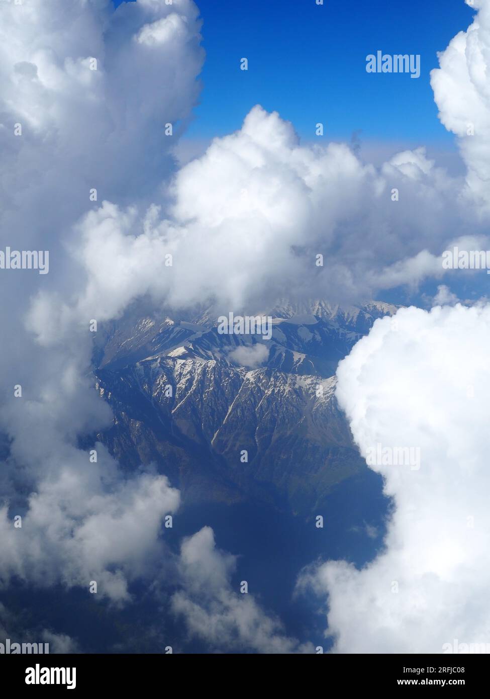 Top view india from flight hi-res stock photography and images - Alamy