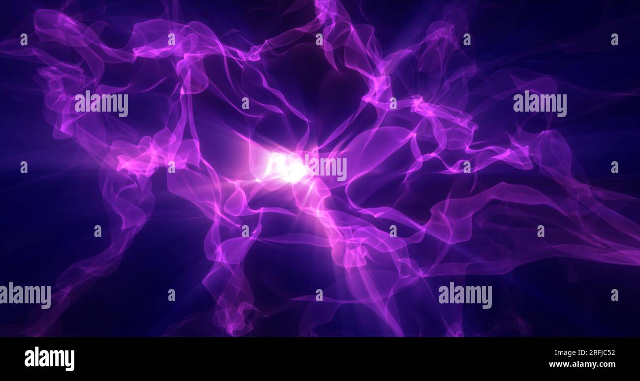 Abstract purple energy magical waves glowing background Stock Photo - Alamy