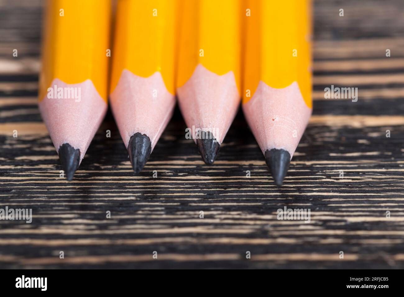 sharpened pencils for drawing diagrams or drawings, small pencils Stock ...