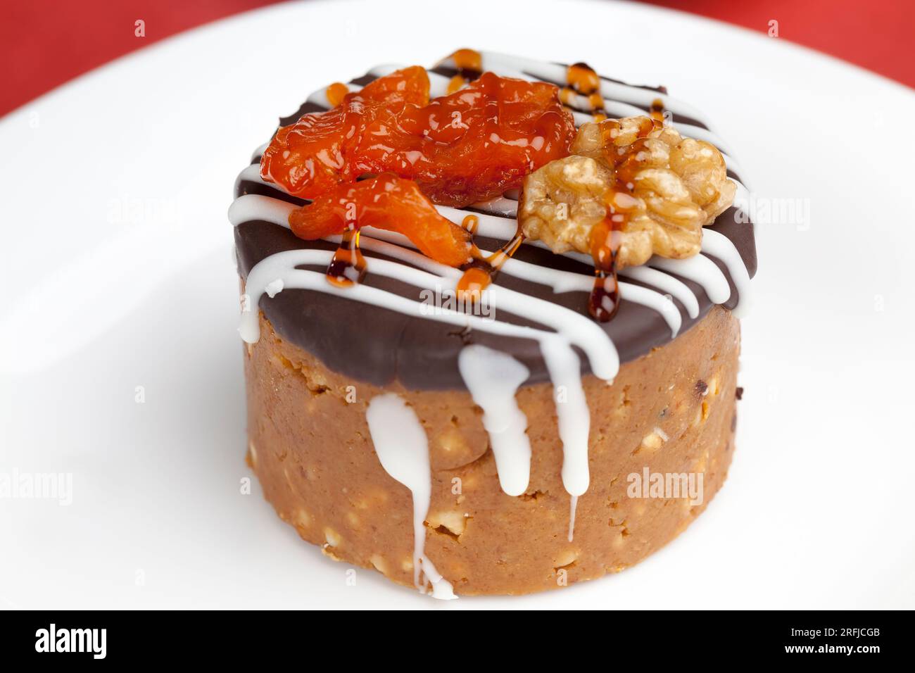 sweet cake made of peanuts, sugar and dairy products, made in the shape ...