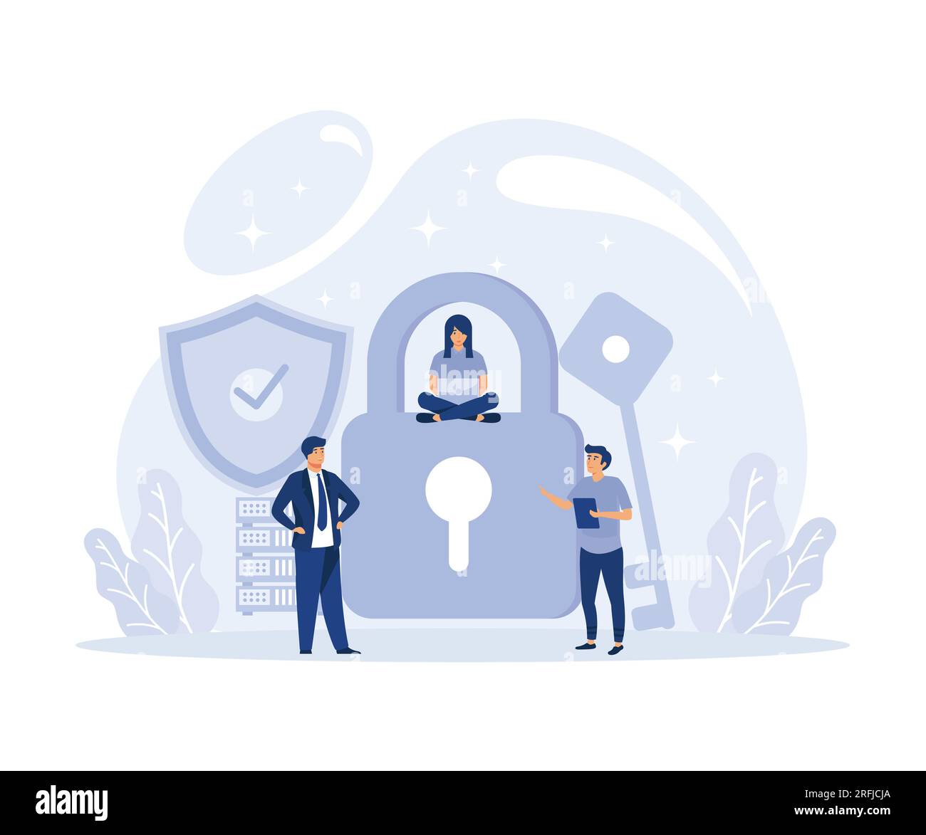 Hacker Attack Concept Database Security Phishing Hackers Stealing