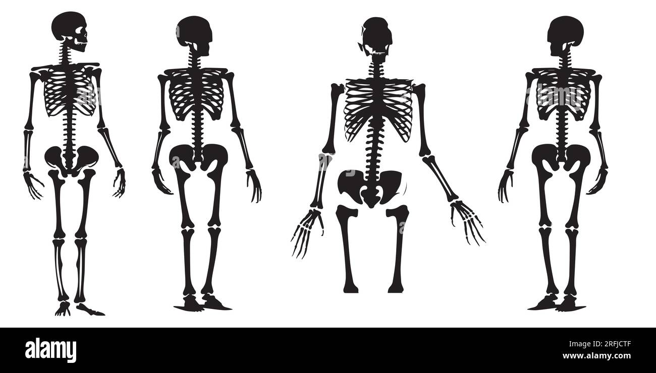 Black human vector Stock Vector Images - Alamy