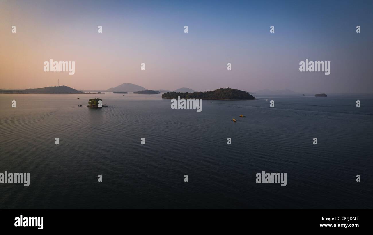 Maithan Dam Areal View Jharkhand Stock Photo - Alamy