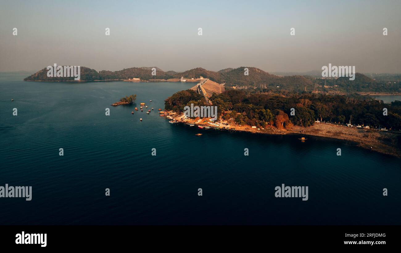 Maithan Dam Areal View Jharkhand Stock Photo - Alamy