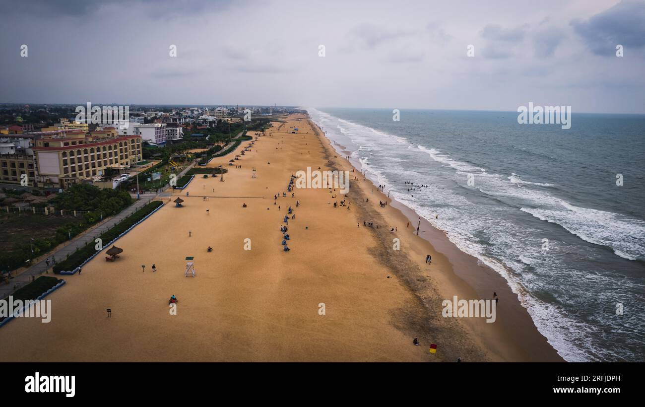 Puri beach sunrise hi-res stock photography and images - Alamy