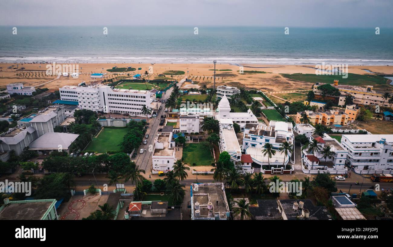 Puri beach with clear sky Stock Photo - Alamy