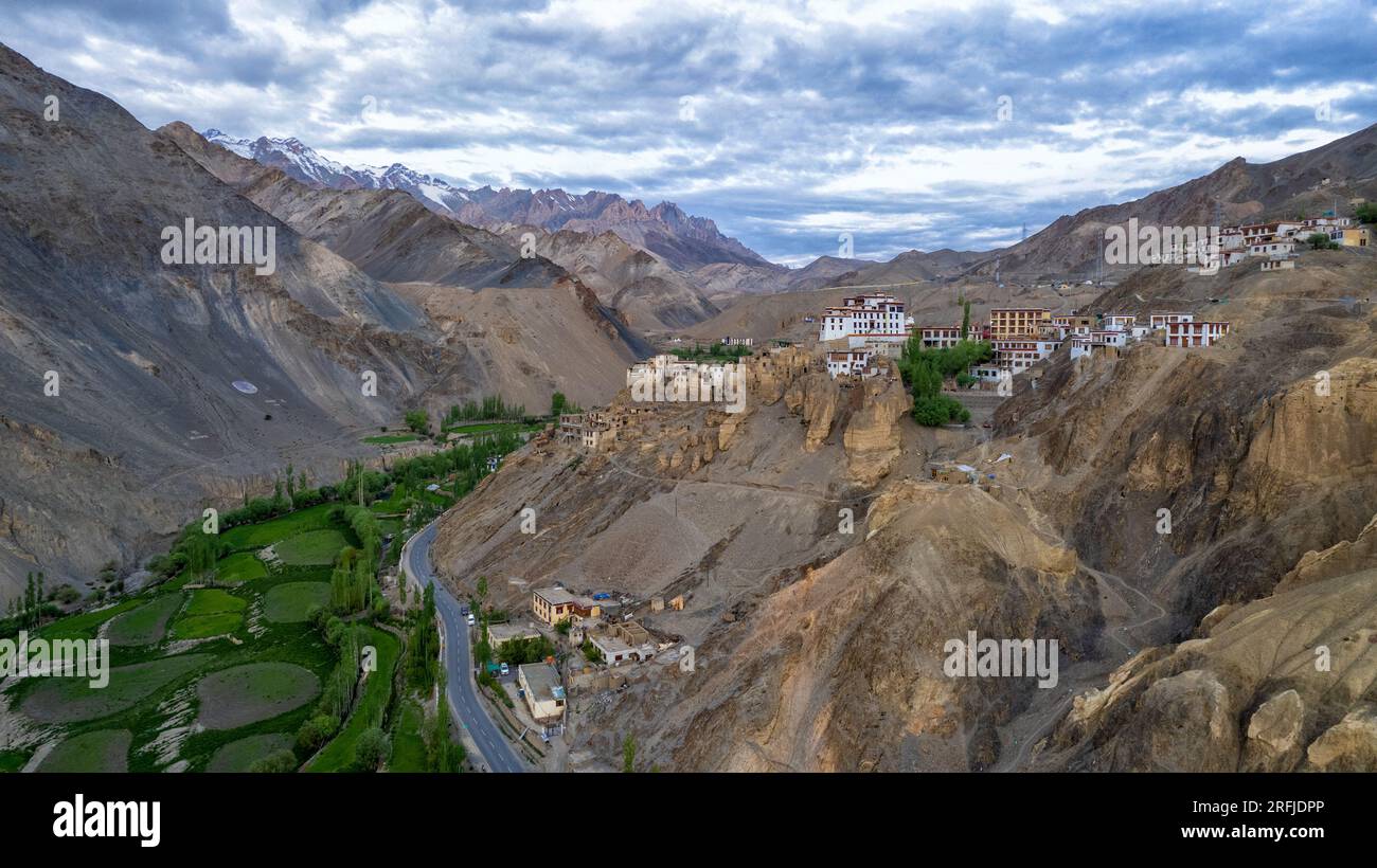 Lamayuru monastery, A beautiful temple locate near himalayan mountain ...
