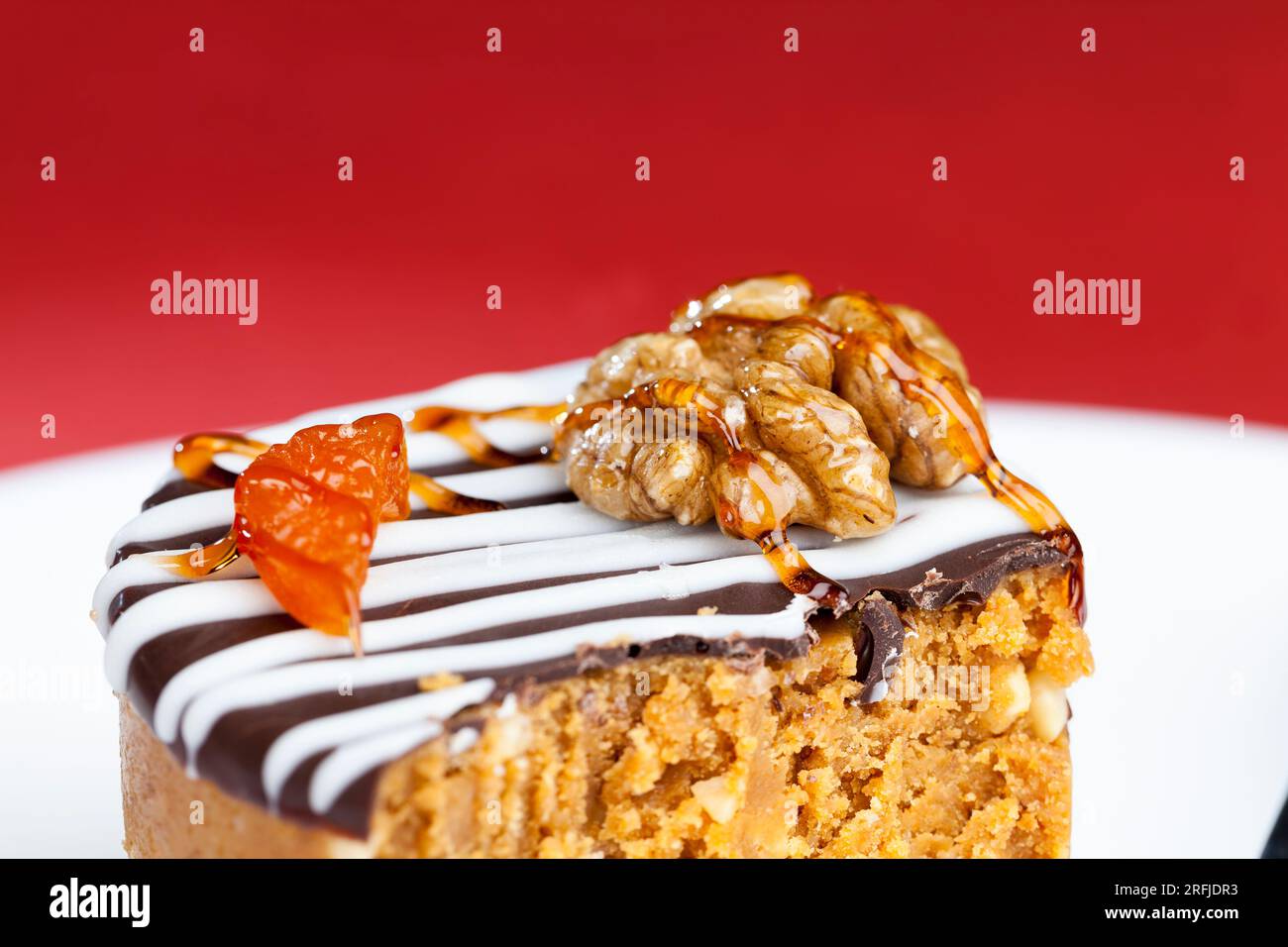 sweet cake made of peanuts, sugar and dairy products, made in the shape ...