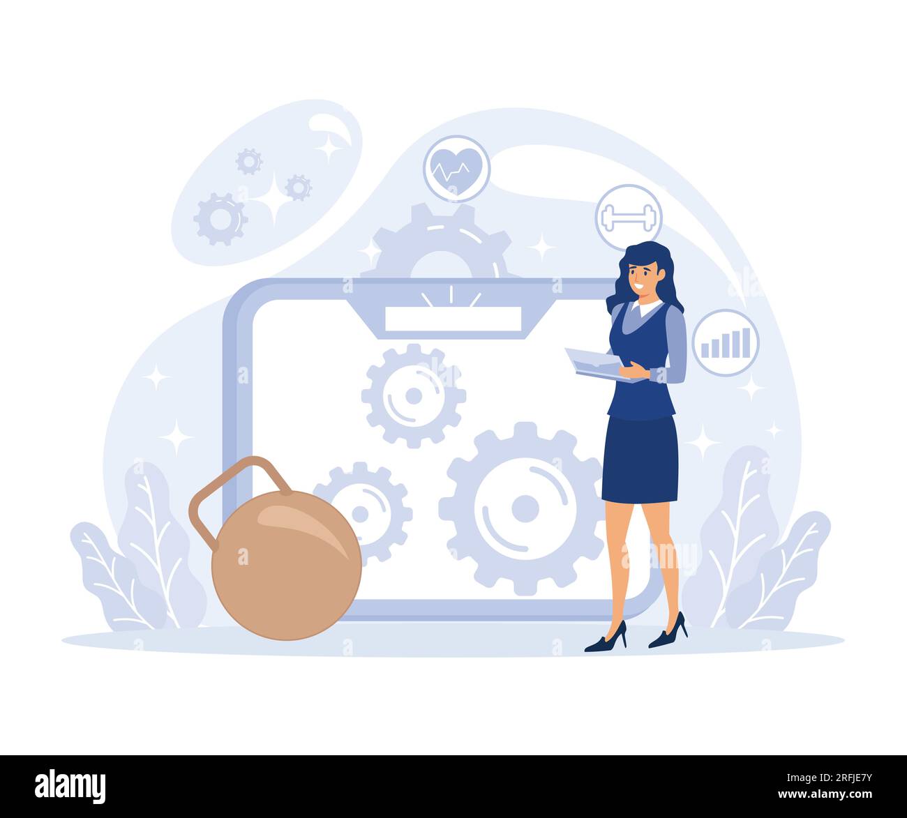 Professional workspace , employee care. Modern workplace, health ... Professional workspace , employee care. Modern workplace, health ...