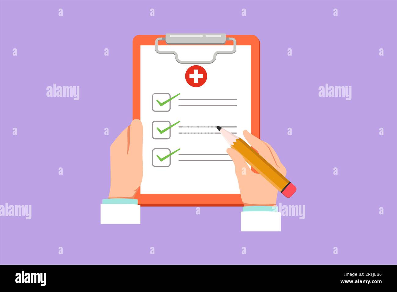 Doctor Taking Notes Clipart