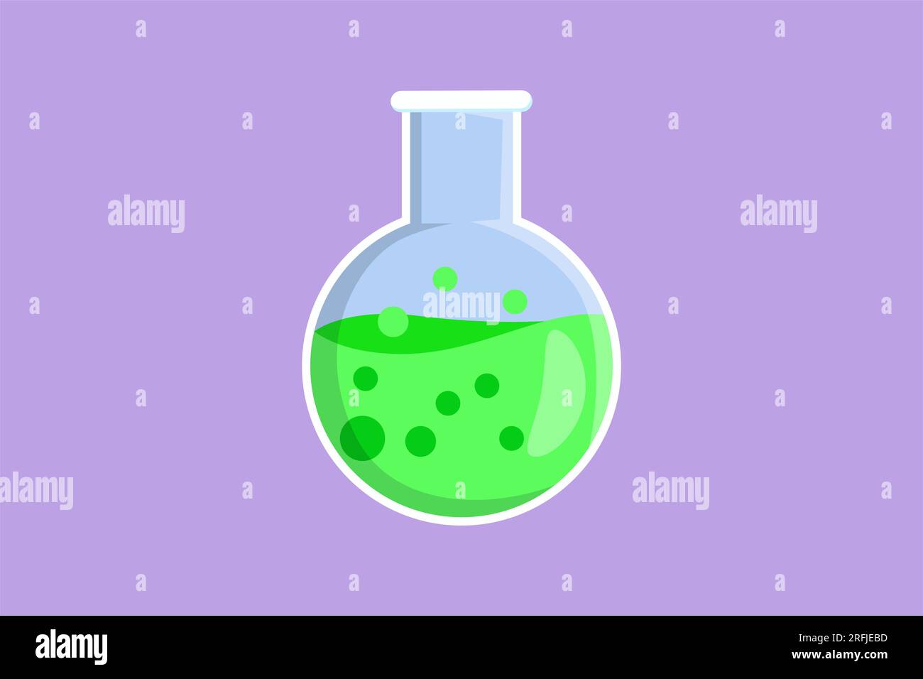 Graphic flat design drawing chemical research laboratory equipment logo ...