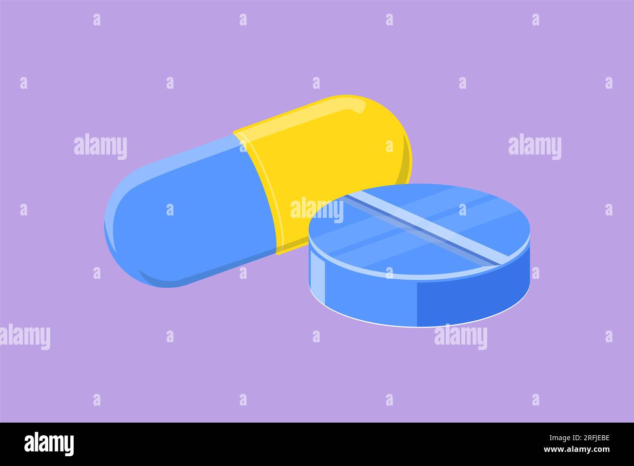 Cartoon painkillers hi-res stock photography and images - Alamy