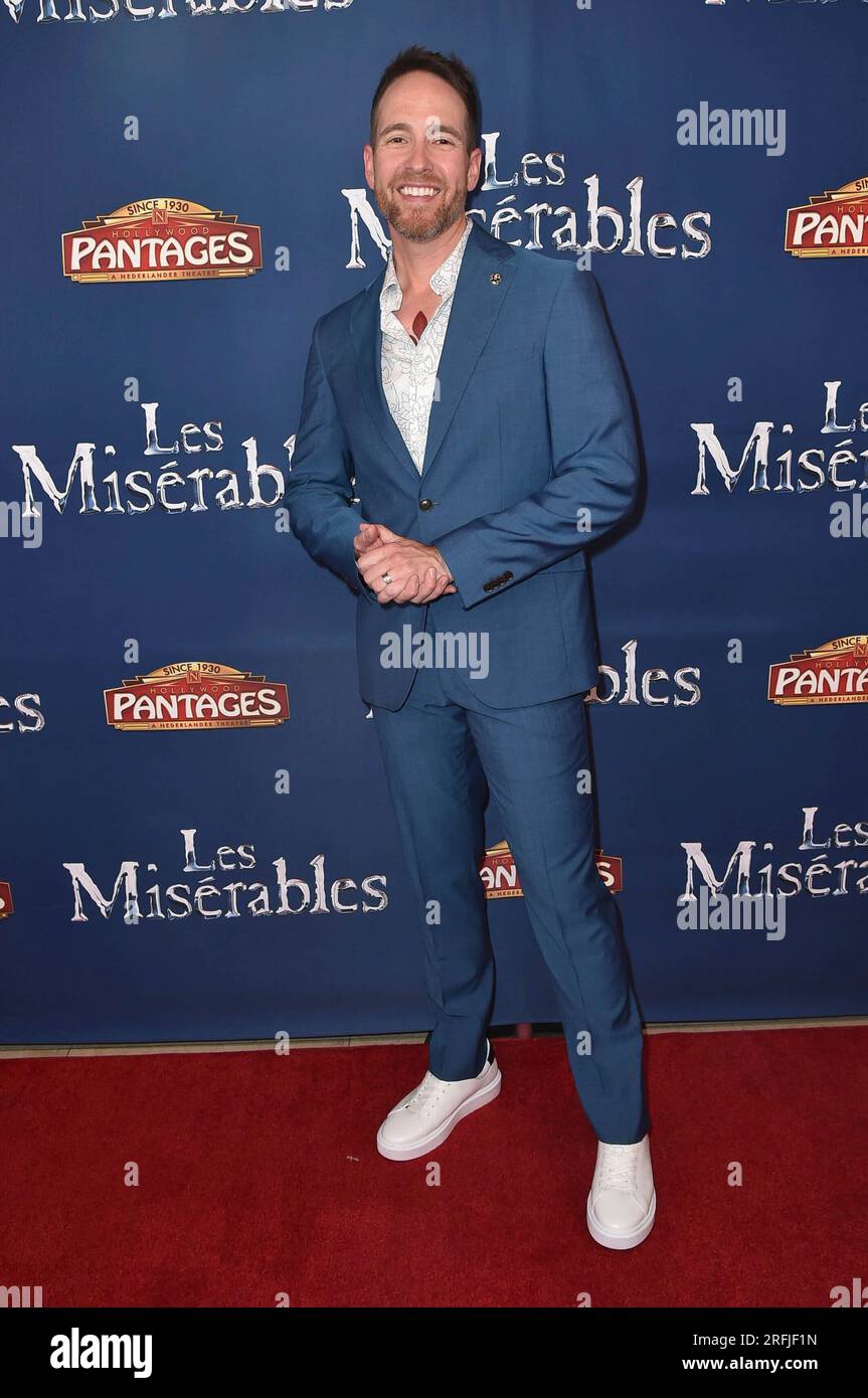 Nick Cartell attends a red carpet event for "Les Miserables" on ...