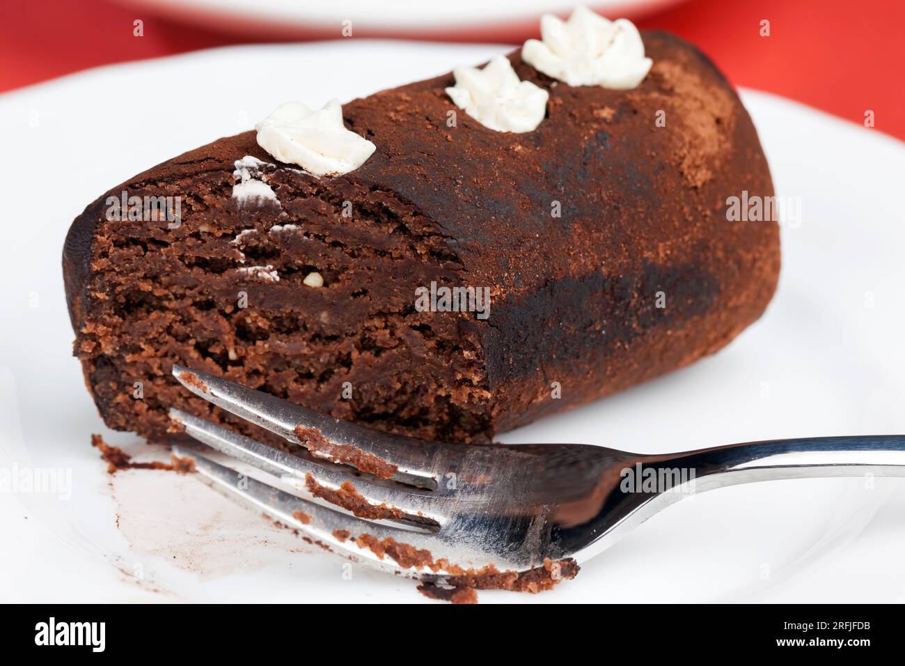 dessert made of chocolate powder and butter cream and butter, a ...