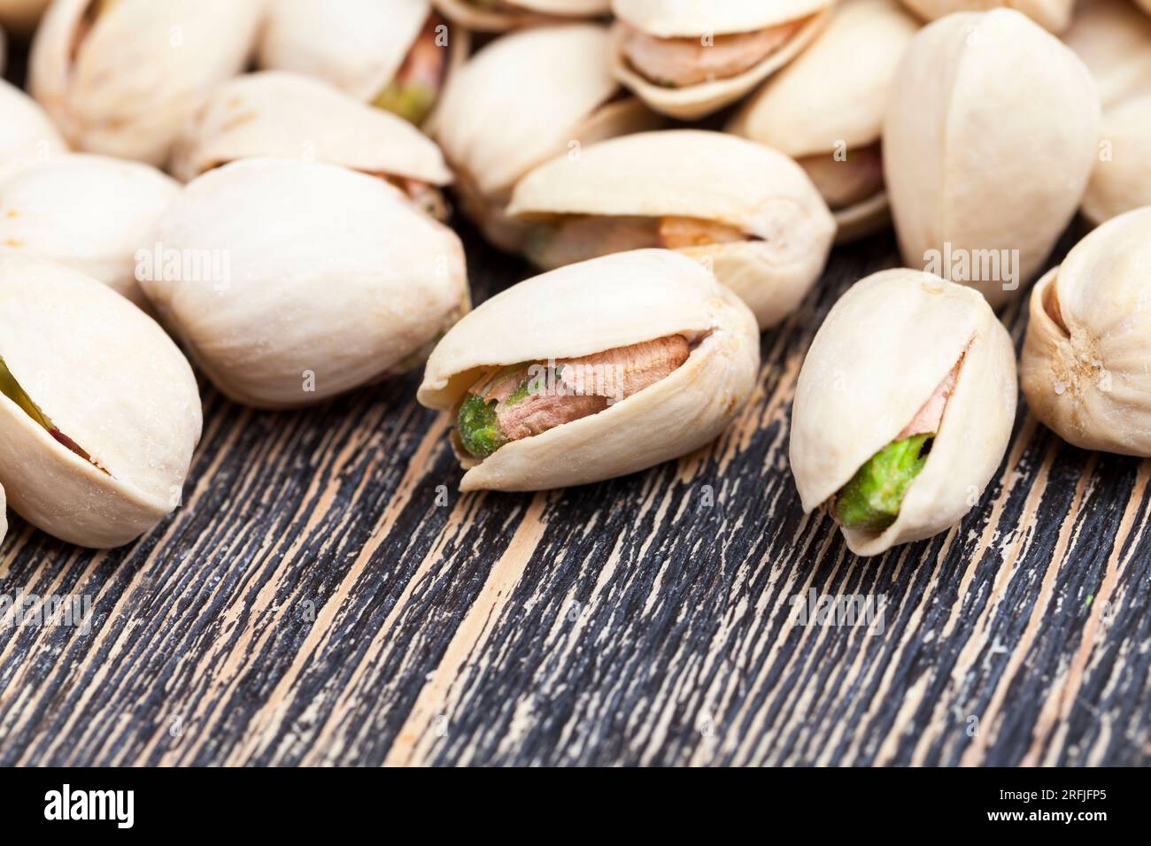 salted and roasted pistachio nuts, roasted pistachios in salt to enhance flavor Stock Photo - Alamy