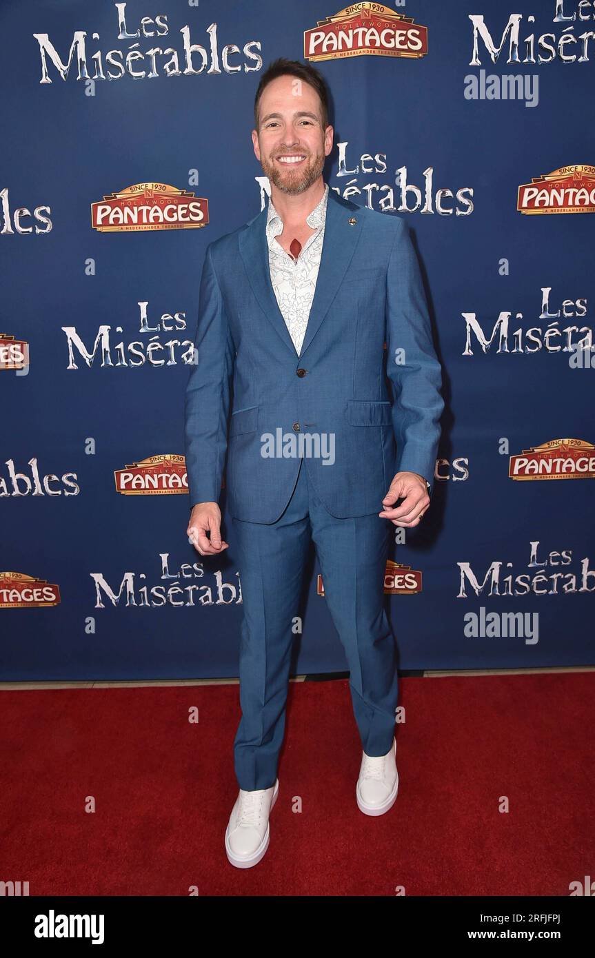 Nick Cartell attends a red carpet event for "Les Miserables" on ...