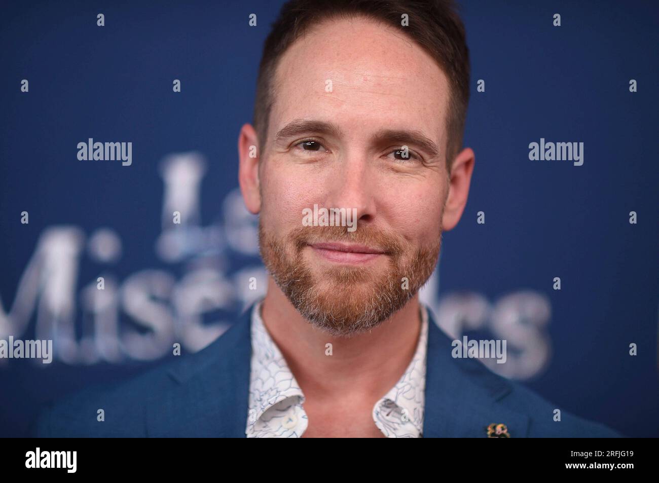Nick Cartell attends a red carpet event for "Les Miserables" on ...