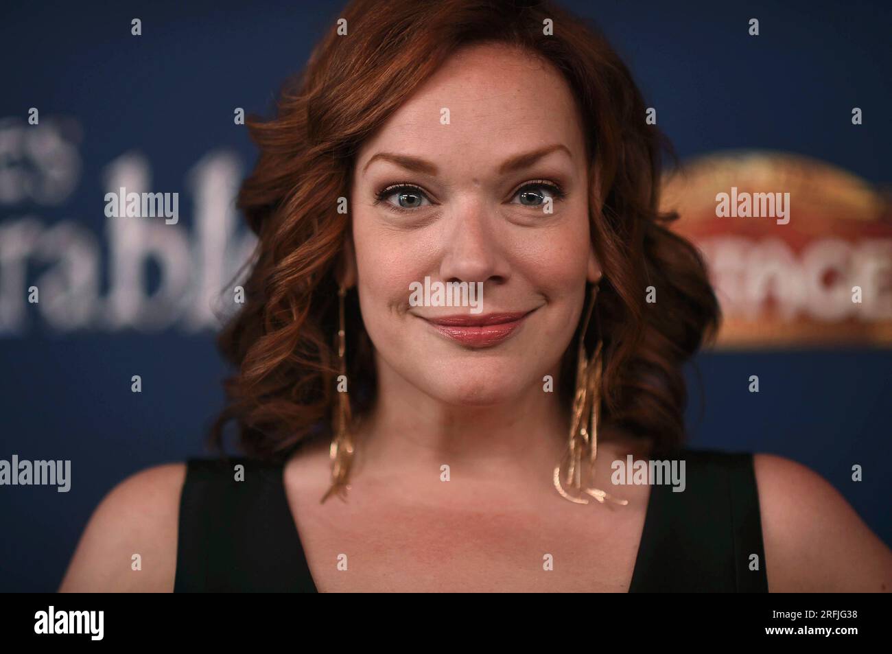 Haley Dortch attends a red carpet event for "Les Miserables" on ...