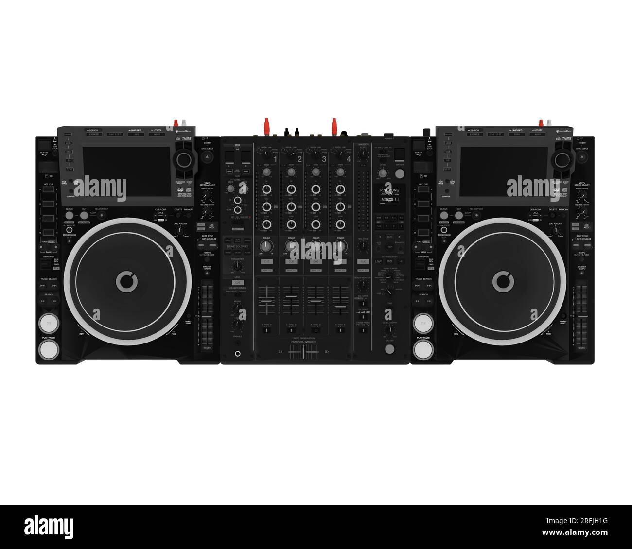 Vinyl turntable dj mixer Cut Out Stock Images & Pictures - Alamy