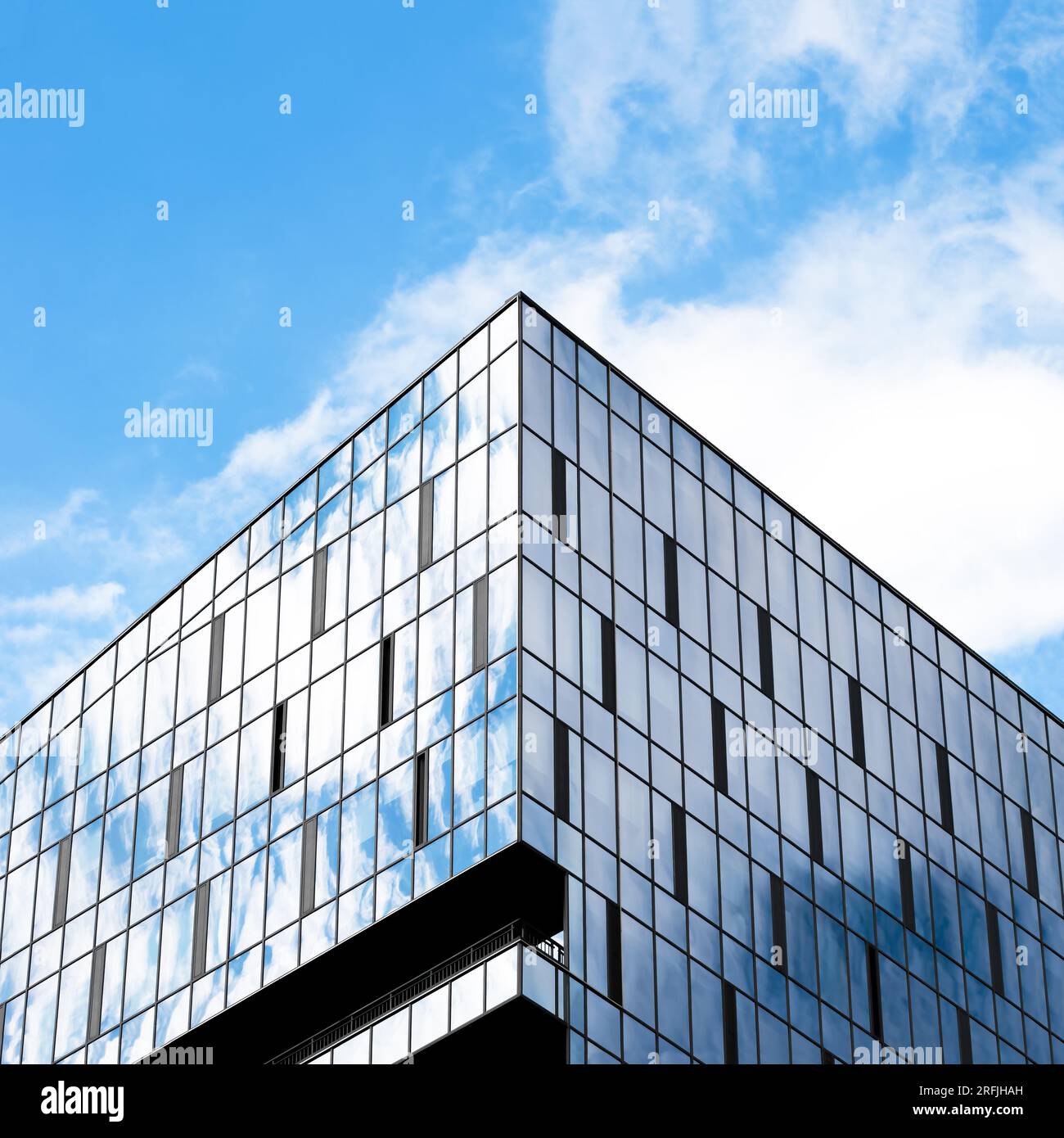 Corporate Buildings. Skyscrapers in a finance district Stock Photo - Alamy
