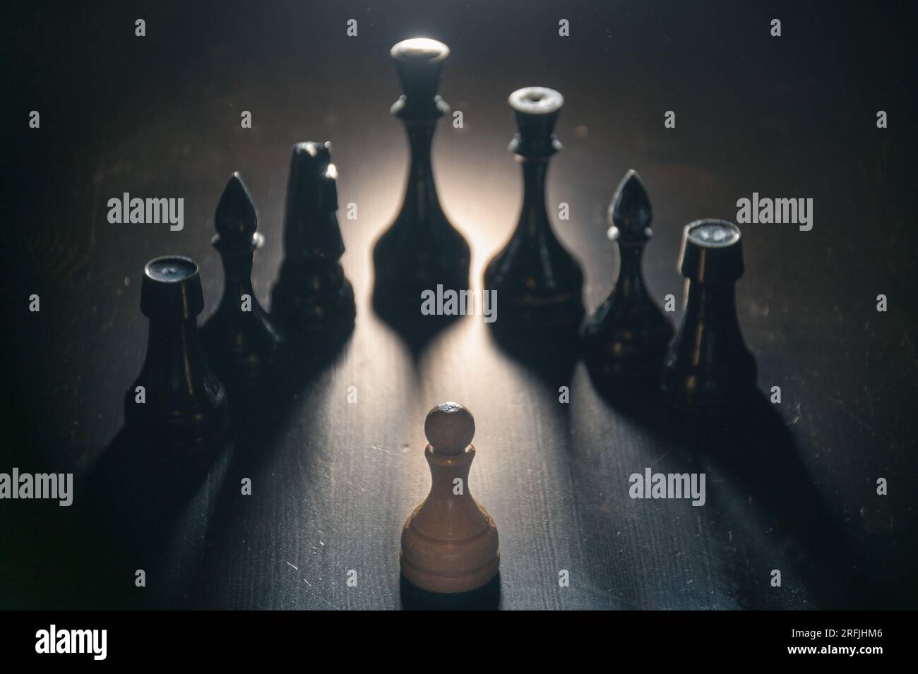 one pawn against army of black pieces. One not like other, Contrarian ...