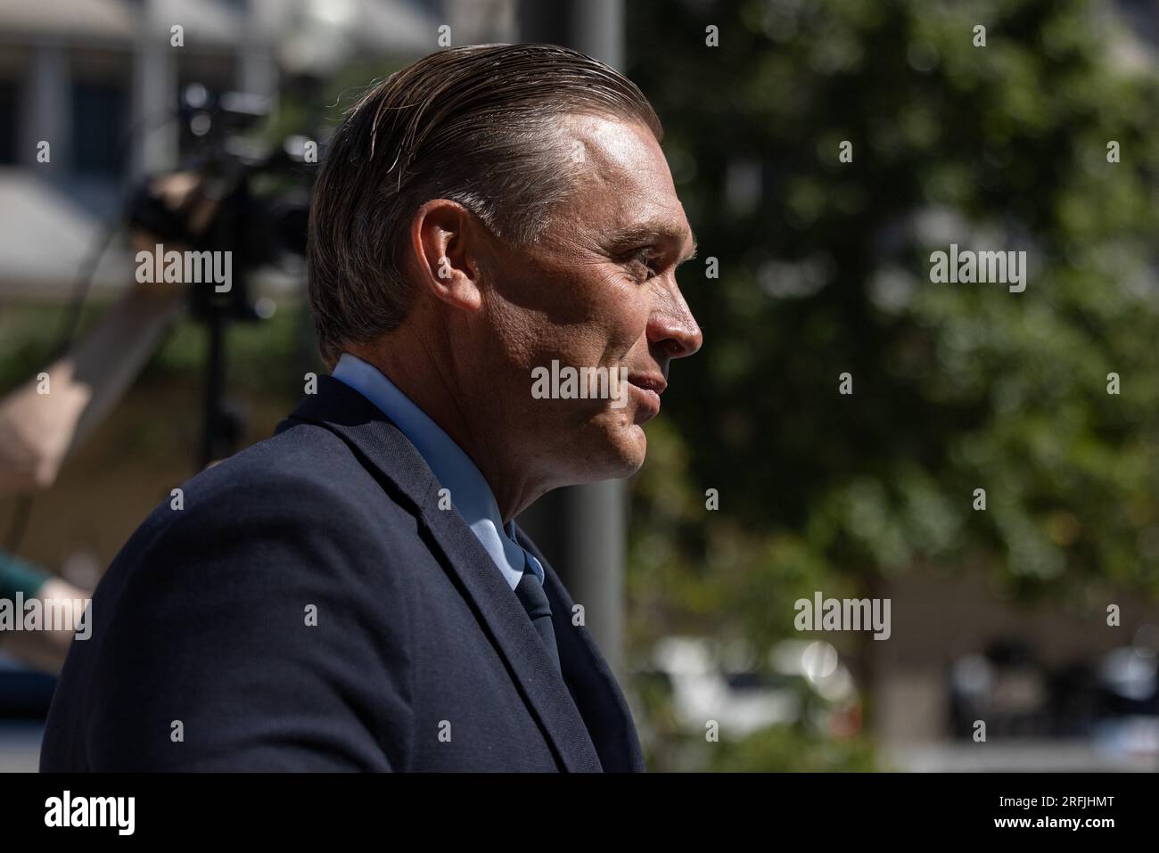 Devon Archer, Hunter Biden's former business partner, arrives to the O ...