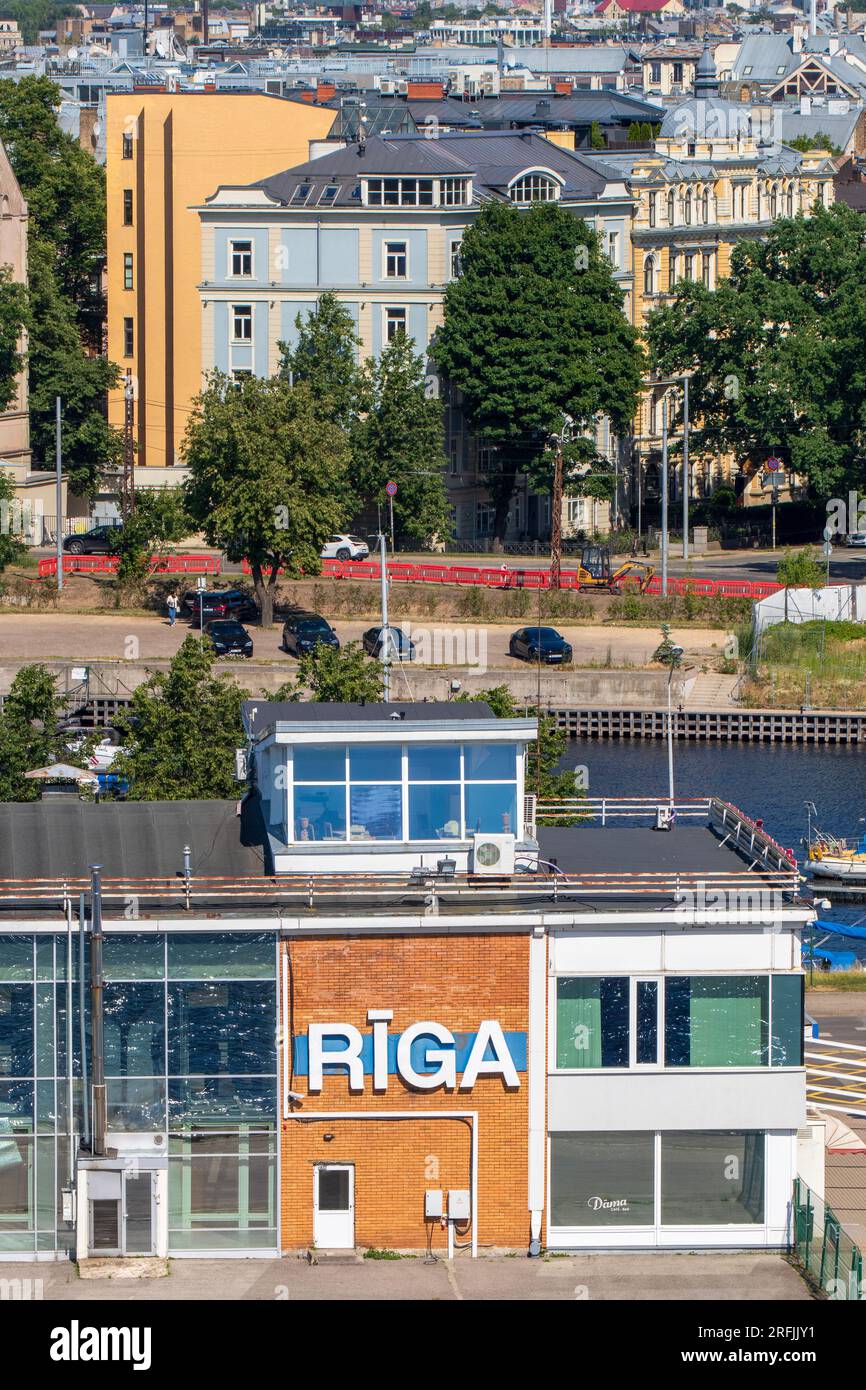 Latvia riga port harbour hi-res stock photography and images - Alamy