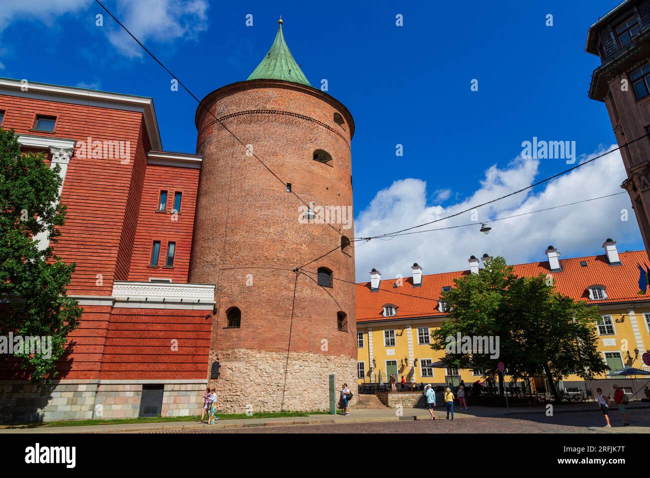 Powder Tower, Old Town Riga, Latvia, Europe Stock Photo - Alamy