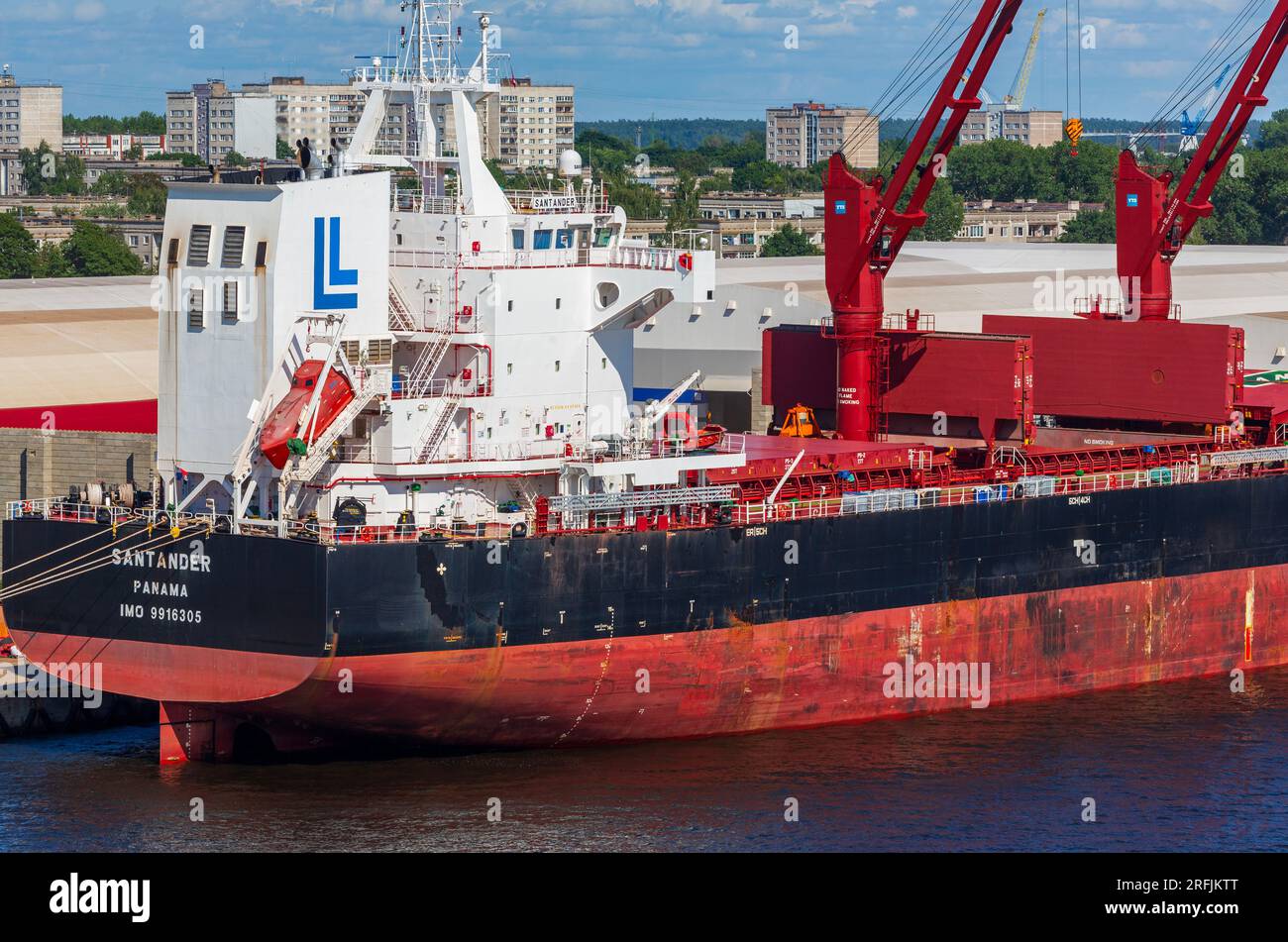 Riga port cargo hi-res stock photography and images - Alamy