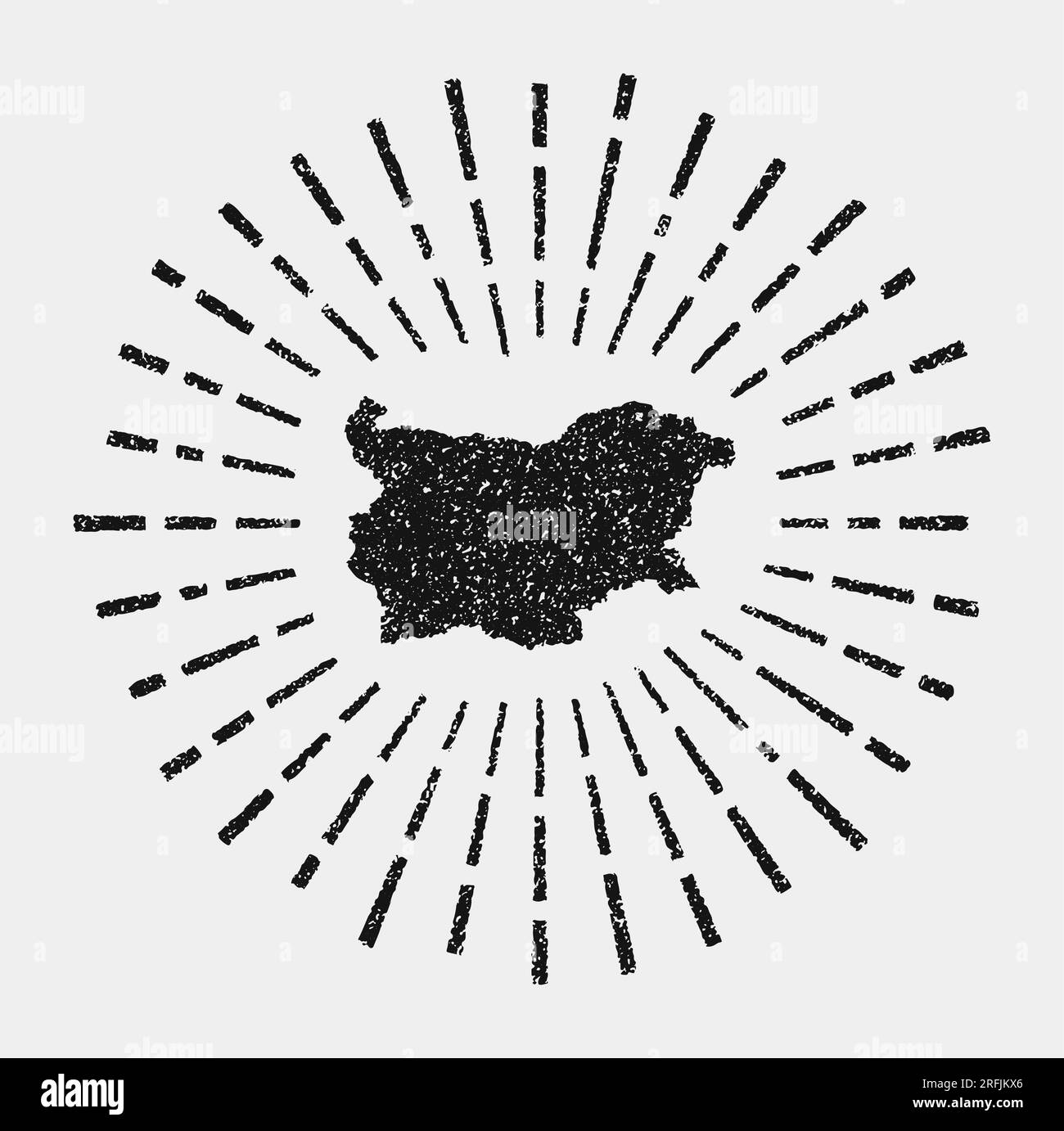 Bulgaria country black outline Stock Vector Images - Alamy