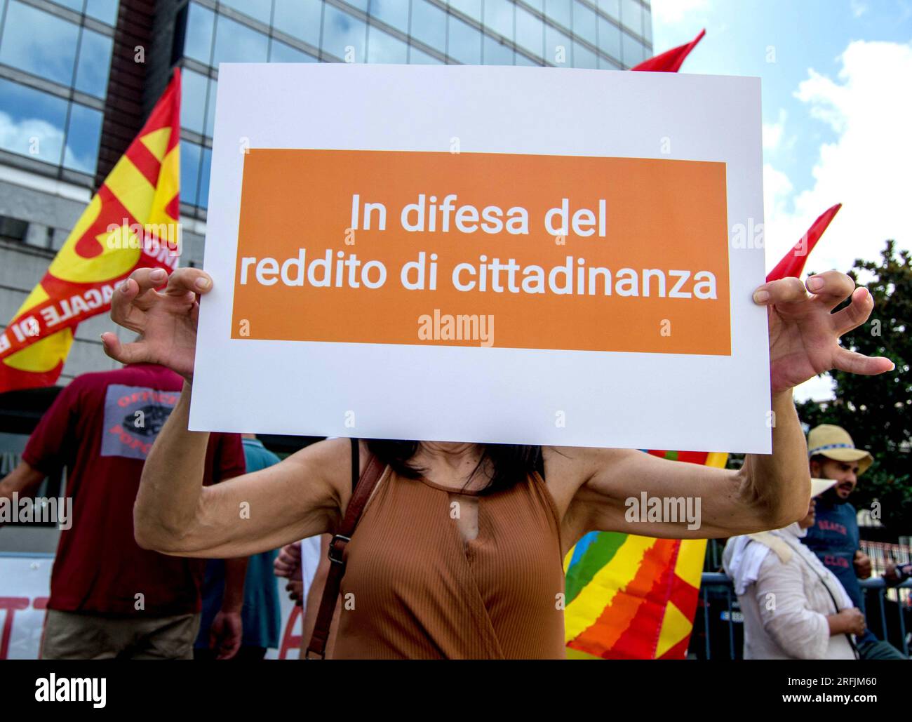 Protest against the Meloni government's suspension of the Citizenship ...