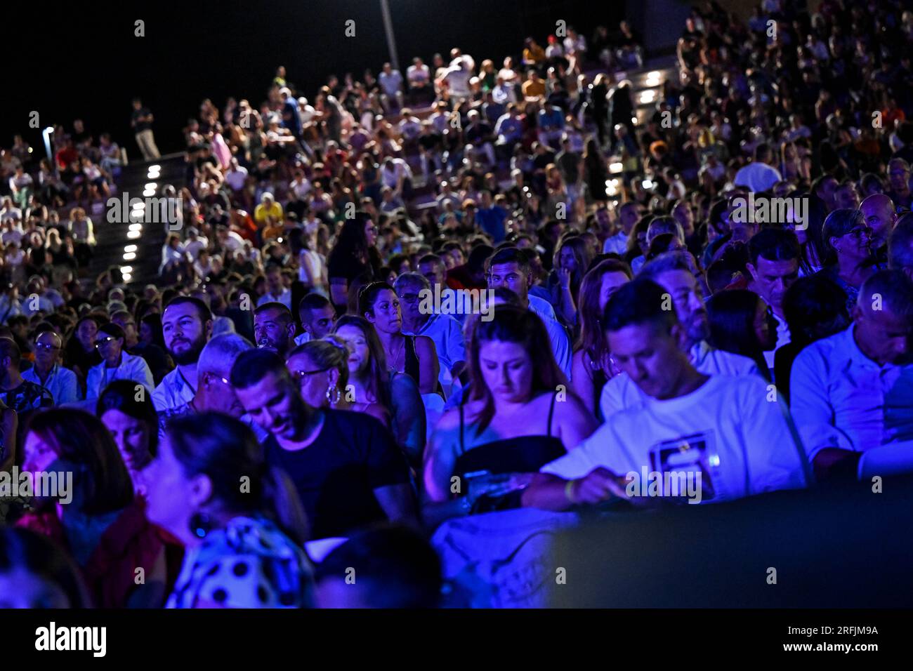 Anfiteatro Ivan Graziani, Alghero, Italy, August 03, 2023, Angelo ...