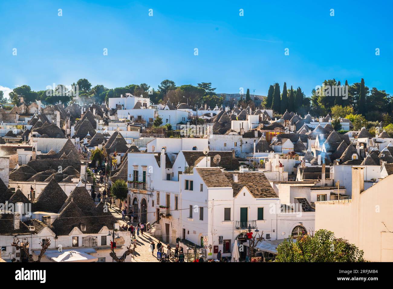 Alberobello, Italy - 1st Jan 2023: Alberobello is a small town and ...
