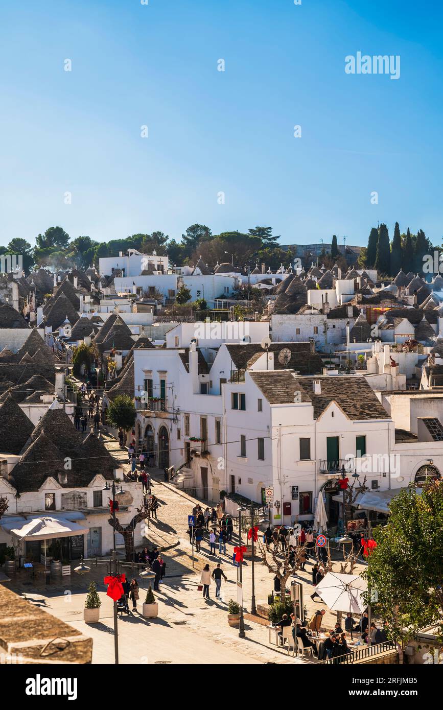 Alberobello, Italy - 1st Jan 2023: Alberobello, a small town in ...