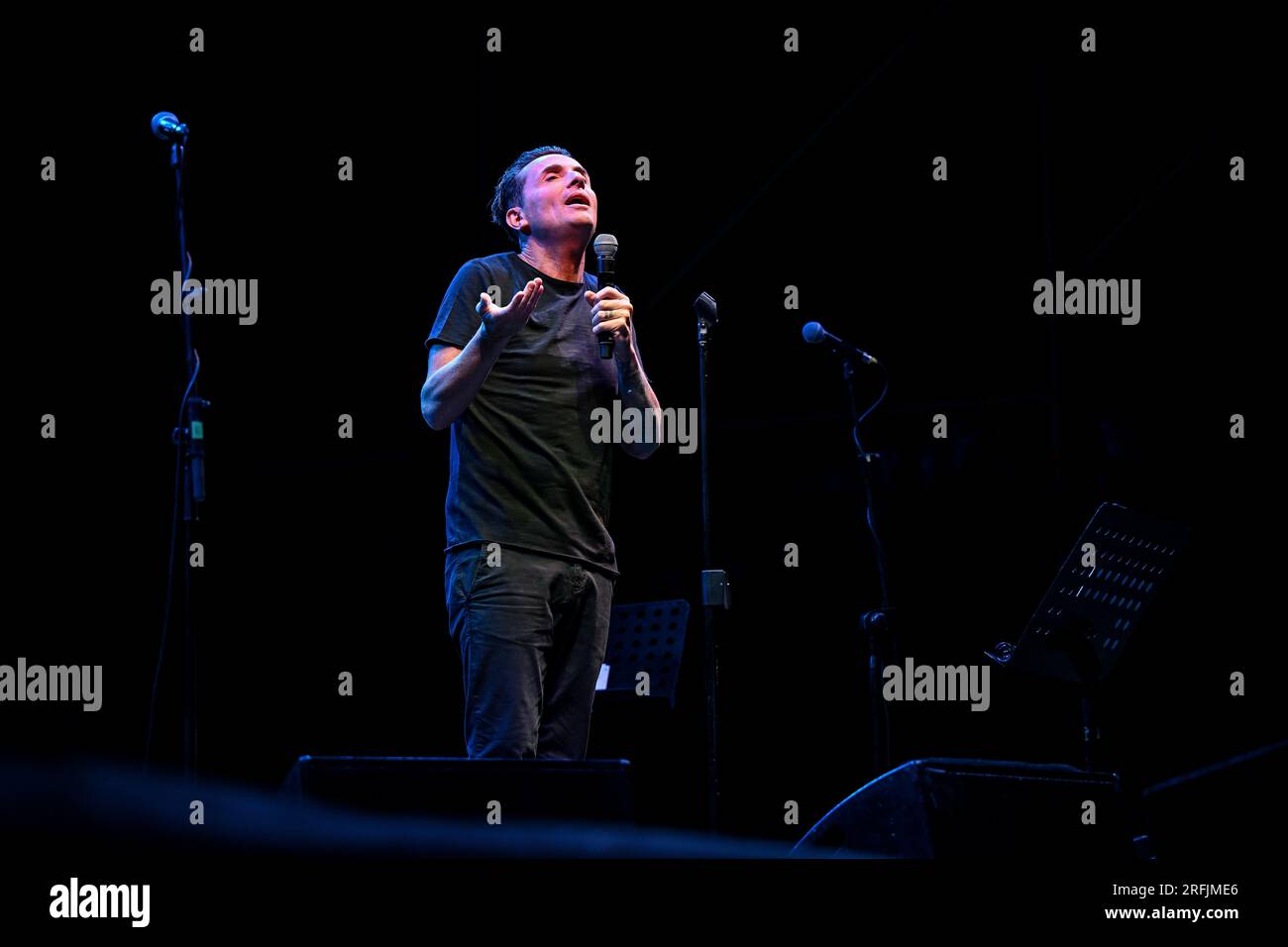 Anfiteatro Ivan Graziani, Alghero, Italy, August 03, 2023, Angelo ...