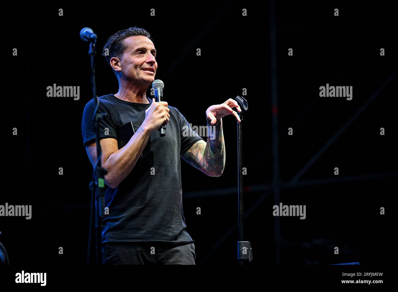 Anfiteatro Ivan Graziani, Alghero, Italy, August 03, 2023, Angelo ...