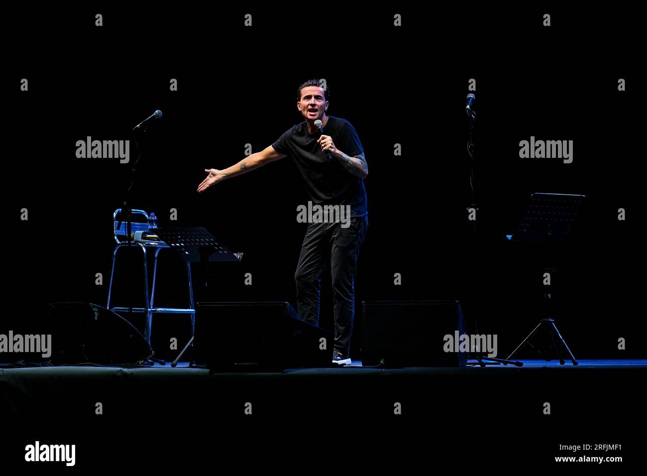 Anfiteatro Ivan Graziani, Alghero, Italy, August 03, 2023, Angelo ...