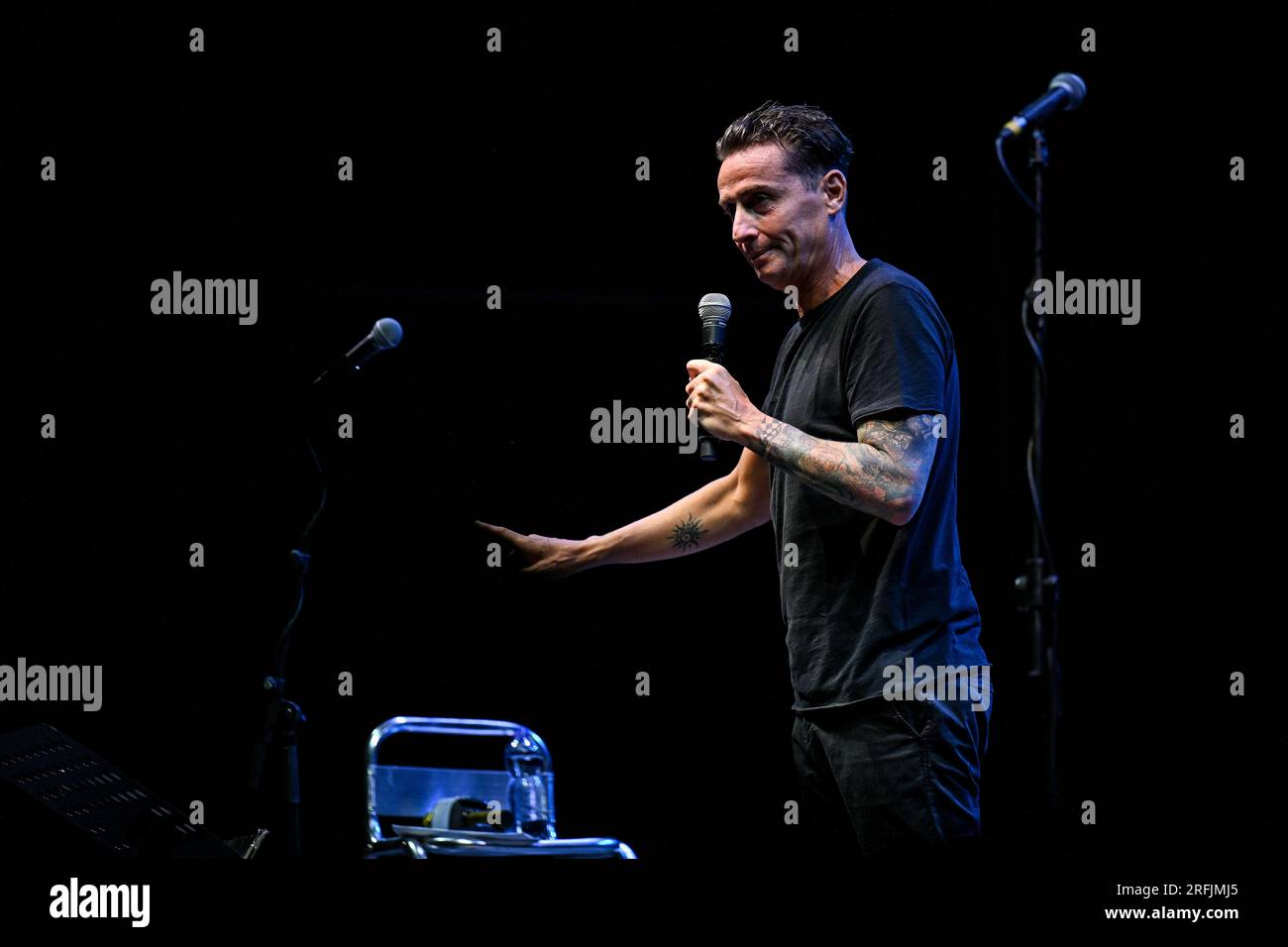 Anfiteatro Ivan Graziani, Alghero, Italy, August 03, 2023, Angelo ...